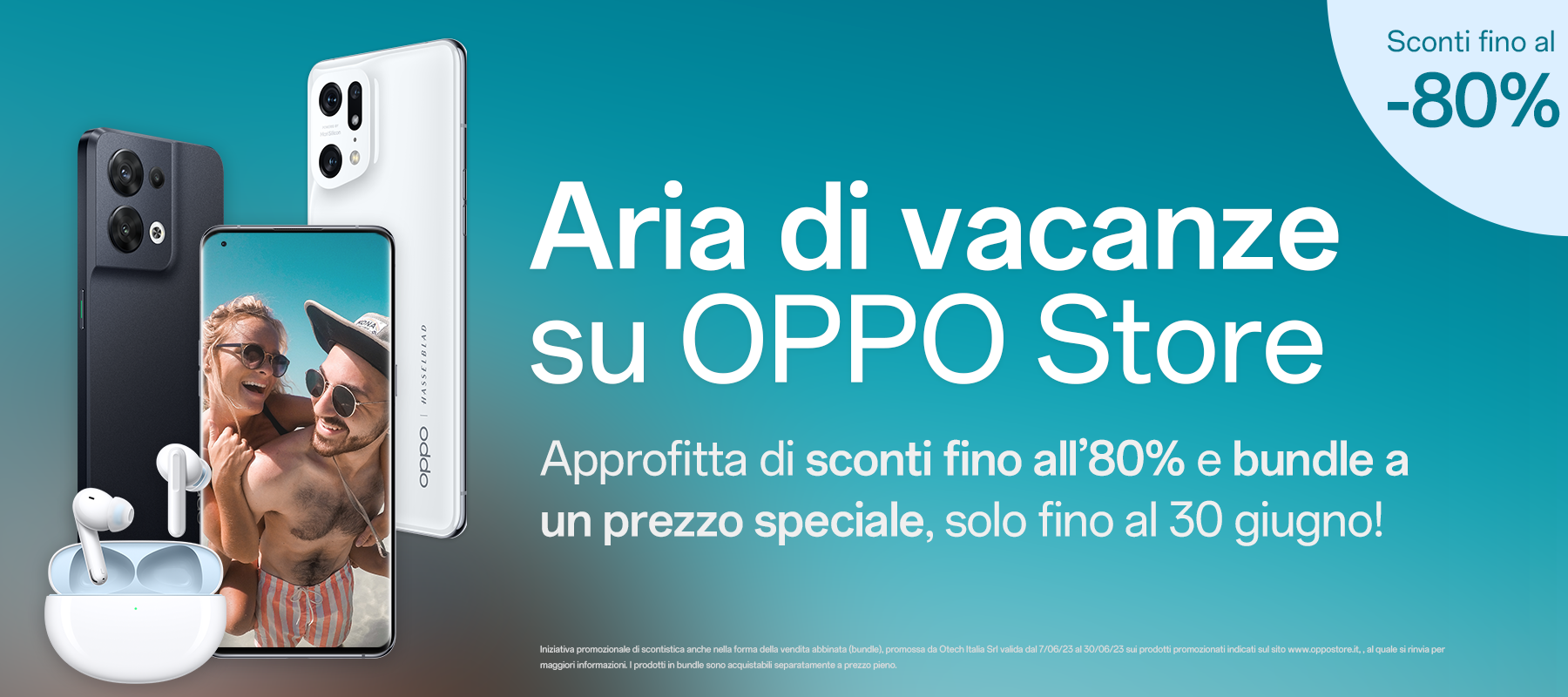 OPPO: Arriva l'estate anche sullo Store ufficiale